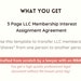 LLC Membership Transfer Form, LLC Membership Assignment, LLC Share ...