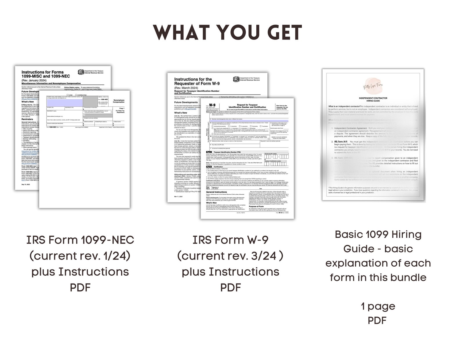 Independent Contractor Agreement 1099 Contract Template 1099 New Hire ...