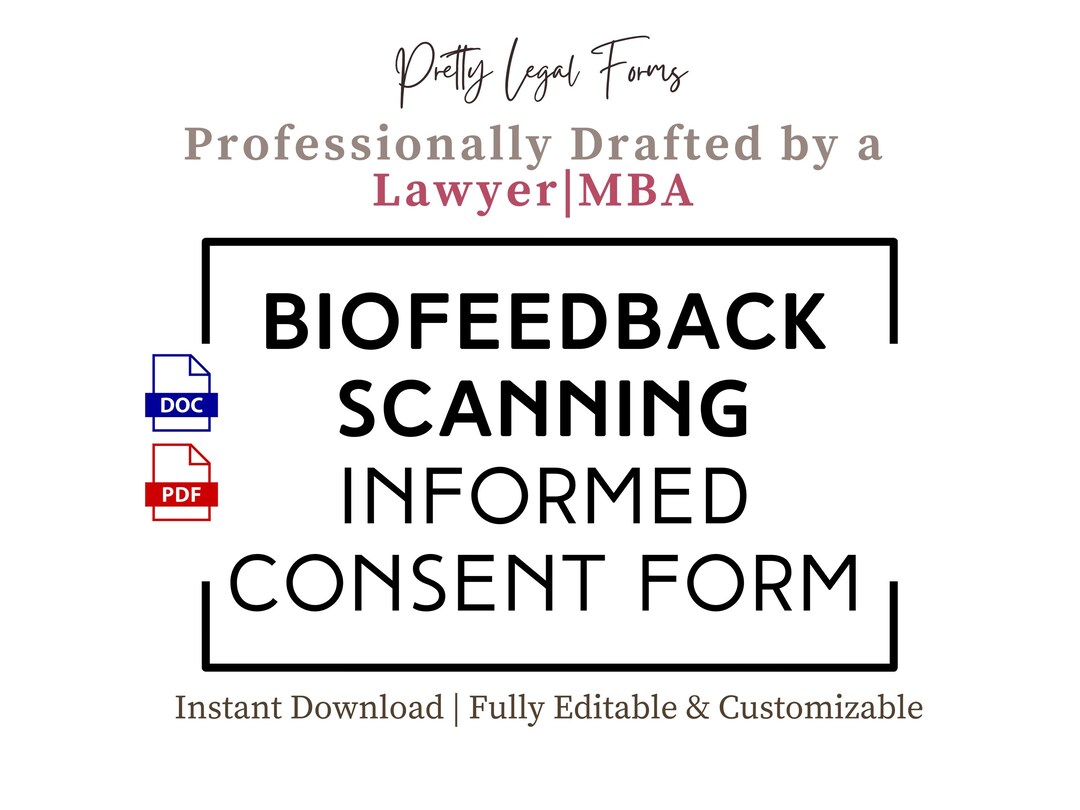 Biofeedback Consent Form Zyto Scan Bioenergetic Testing Informed ...