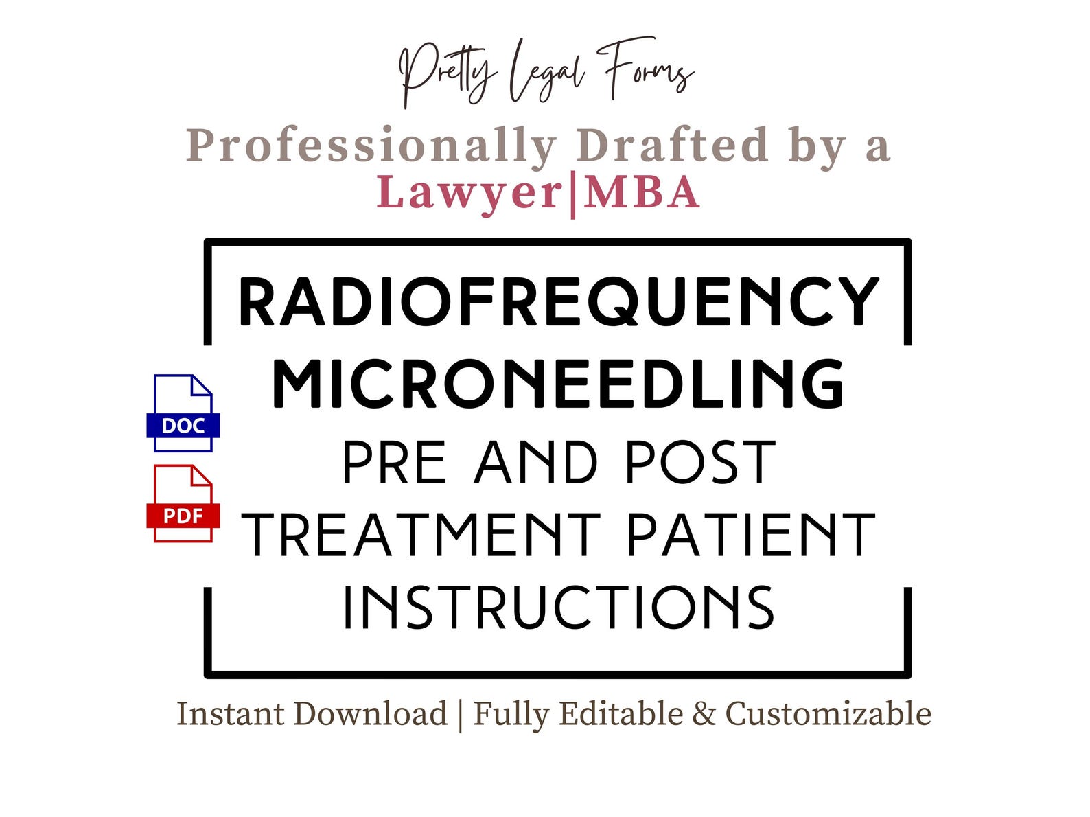 RF Microneedling Pre and Post Treatment Instructions Radiofrequency ...
