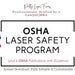 Laser Safety Program Template OSHA Compliance Medical Spa Safety Policy ...