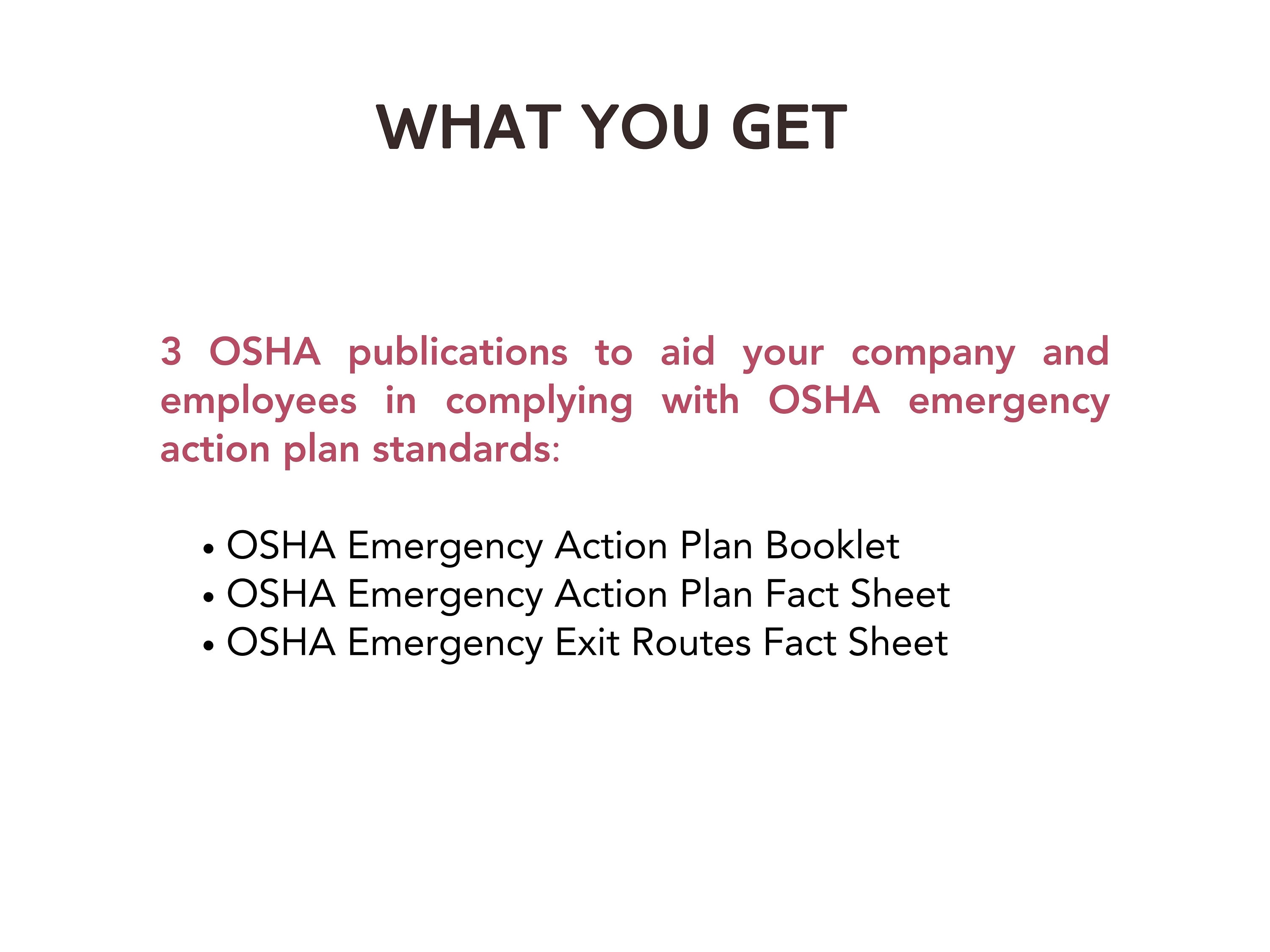 OSHA Emergency Action Plan Template Medical Spa Safety Policy and ...