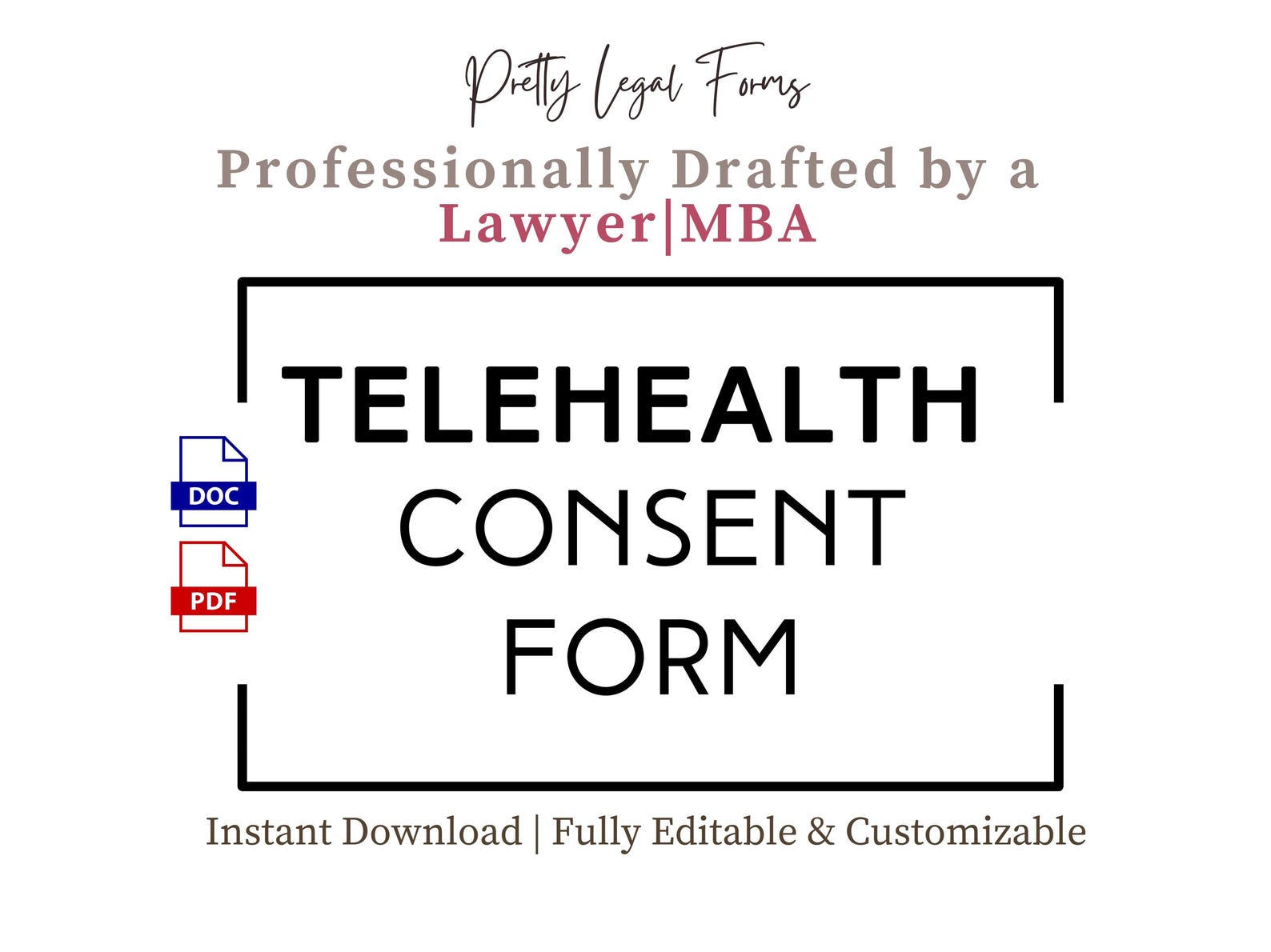 Telehealth Consent Form Telemedicine Patient Intake Virtual Healthcare ...