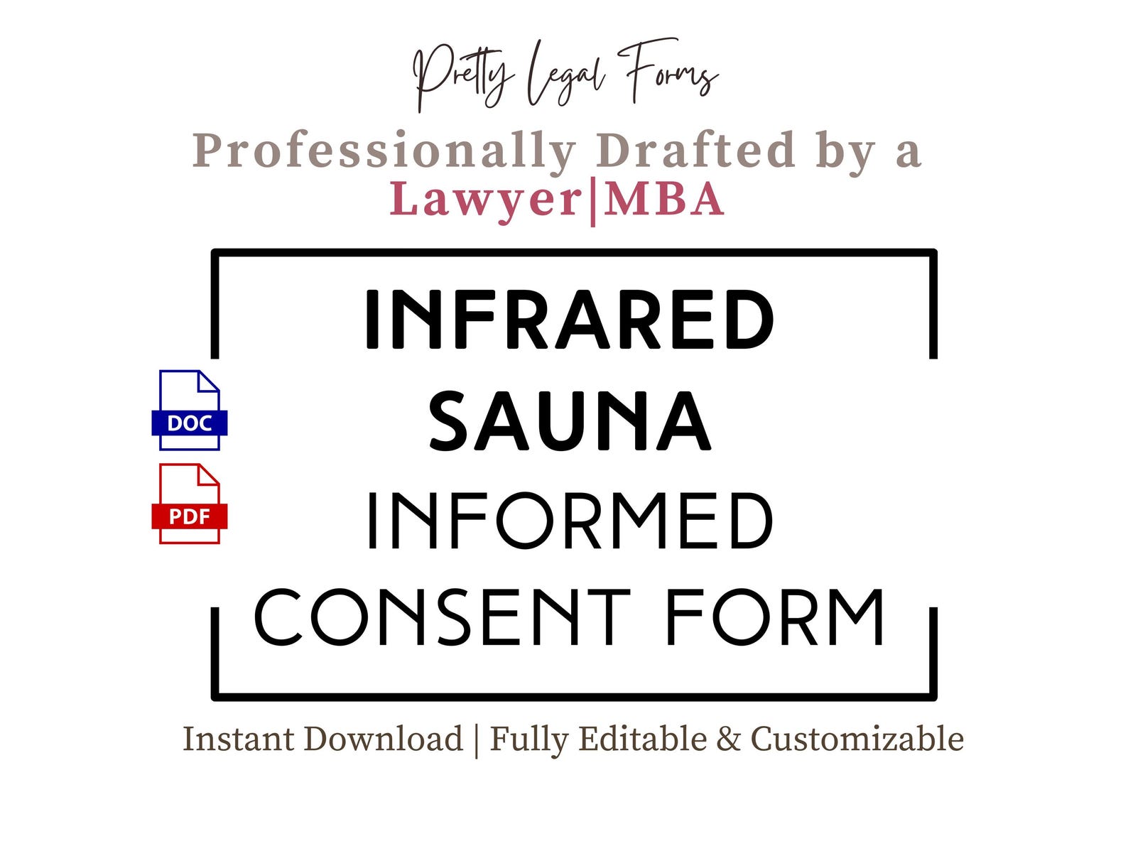 Infrared Sauna Consent Form, Sauna Informed Consent Template, Spa ...