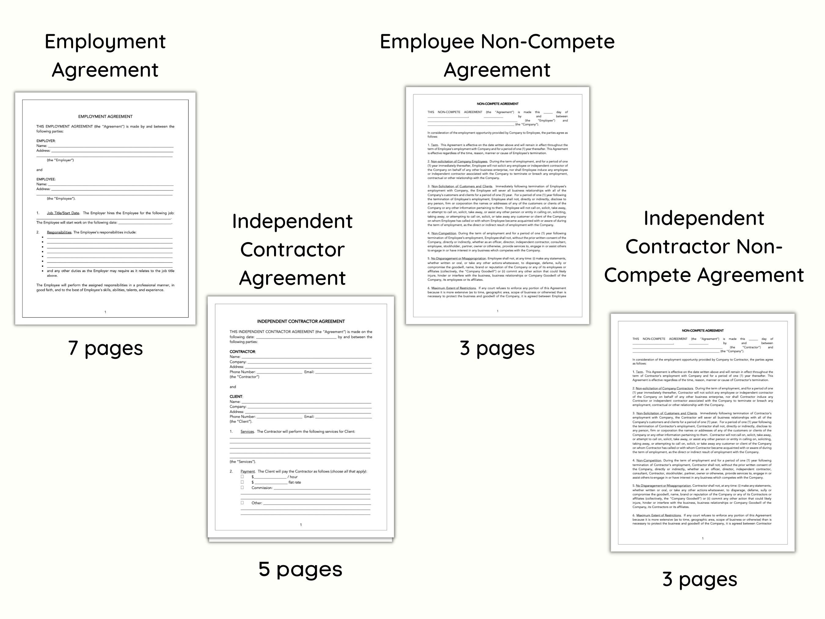 LLC Documents Template LLC Operating Agreement Contract Template BUNDLE ...