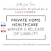 Home Health Nurse Waiver and Release of Liability Forms for Concierge ...