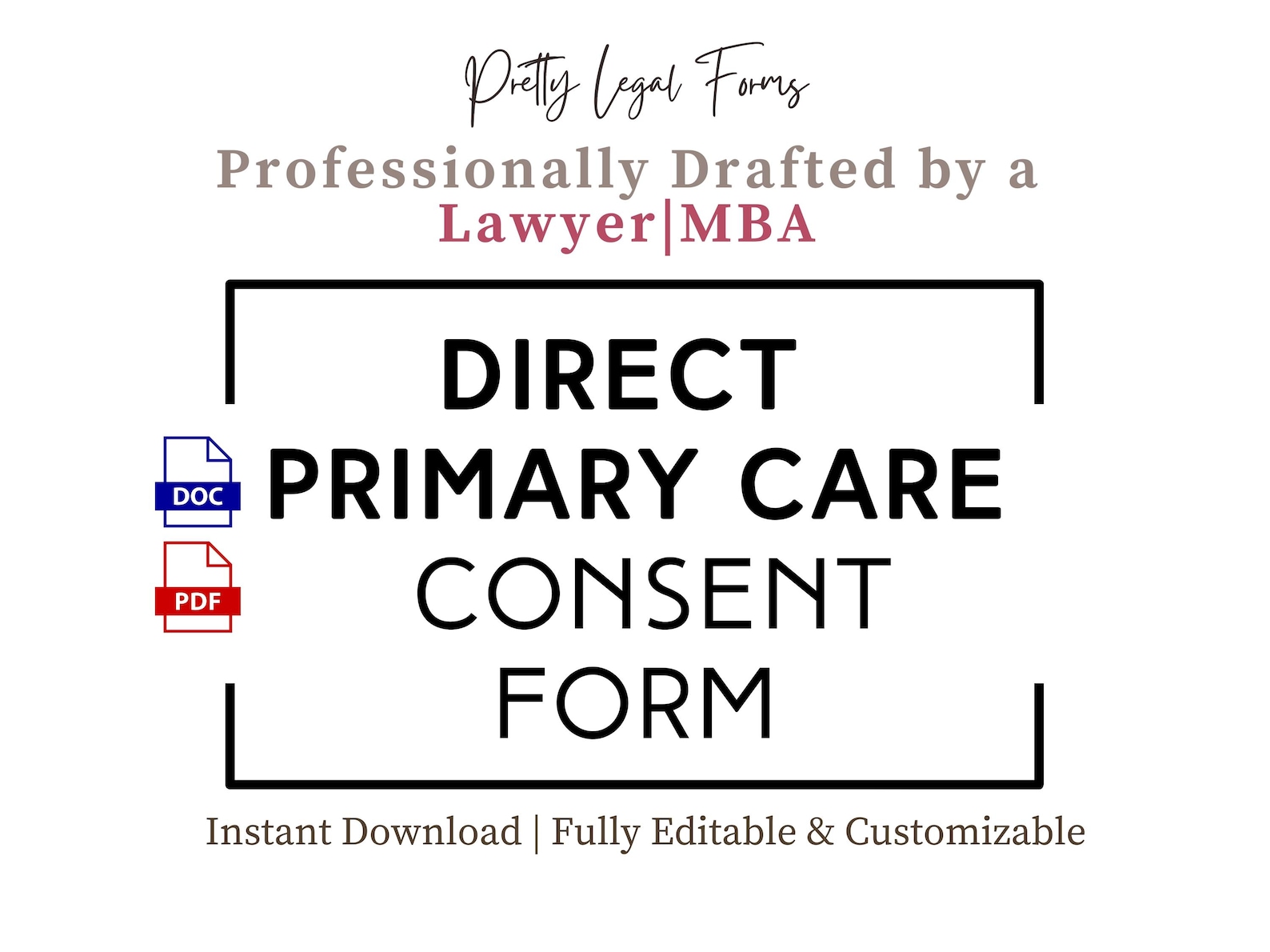 Direct Primary Care Consent Form DPC Membership Agreement Family ...