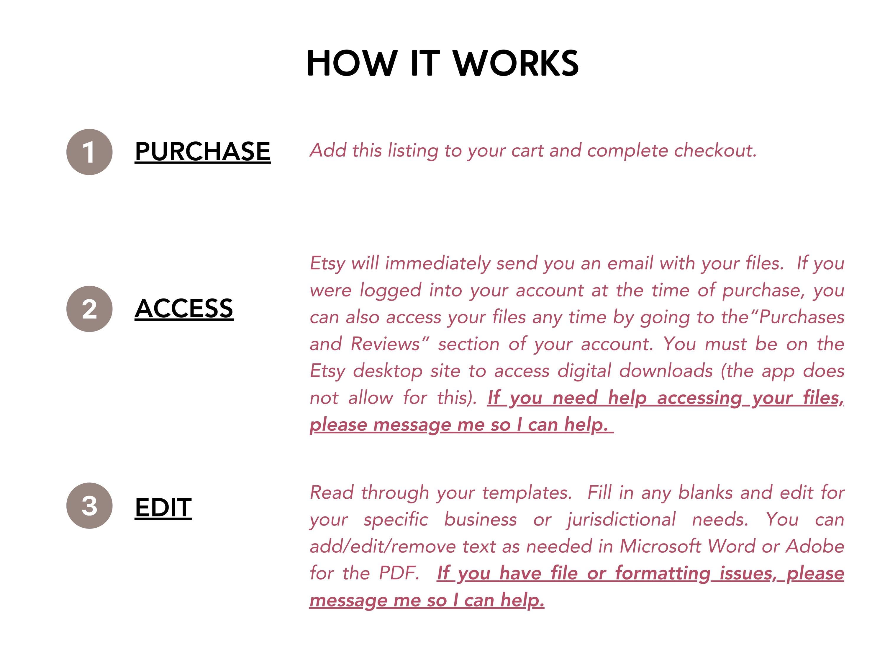 S-corp Kit S-corporation Legal Template Bundle S-corp Forms Scorp ...