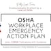 OSHA Emergency Action Plan Template Medical Spa Safety Policy and ...