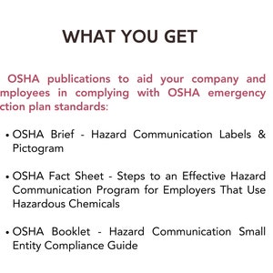 OSHA Hazard Communication Program Template Medical Spa Safety Policy ...