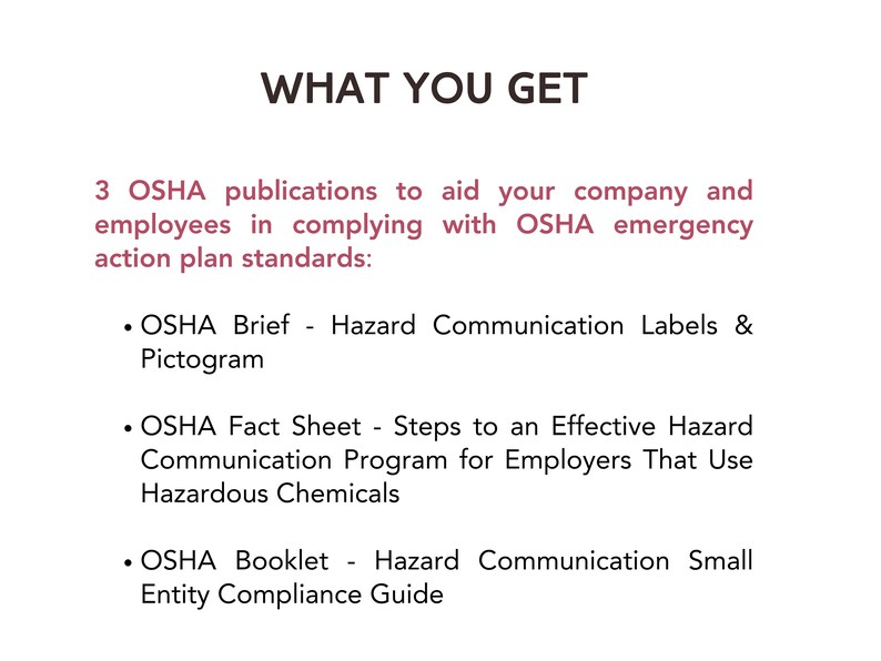 OSHA Hazard Communication Program Template Medical Spa Safety Policy ...