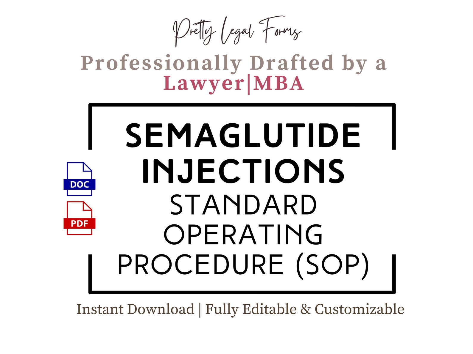 Semaglutide SOP Weight Loss Injections GLP-1 Semaglutide Protocol ...