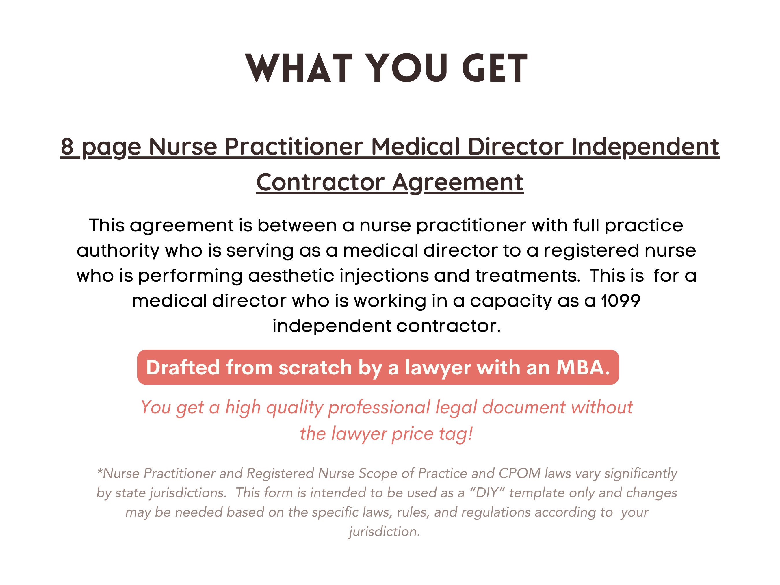 Nurse Practitioner Medical Director Contract NP Medical Director ...