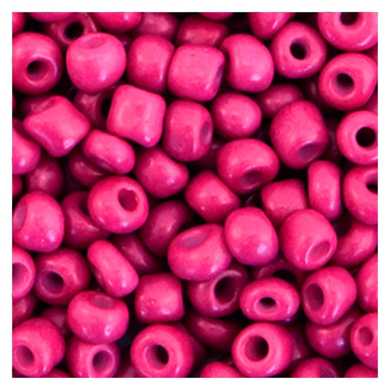 6/0 Opaque Pink Seed Beads - Etsy UK