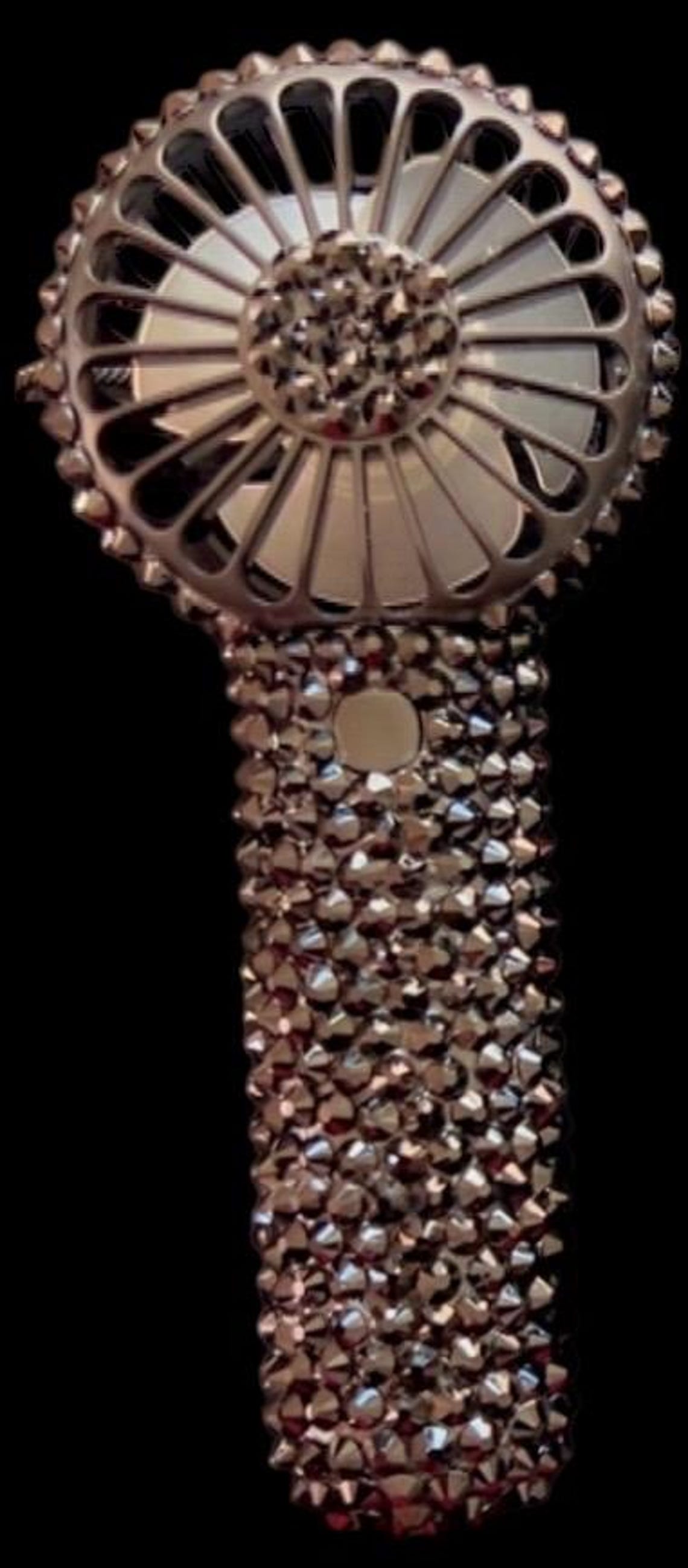 Custom Bedazzled Handheld Fan Rhinestone Bling Fan for Weddings ...