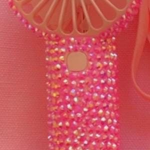 Bedazzled Handheld Fan | Custom Rhinestone Bling Fan for Weddings ...
