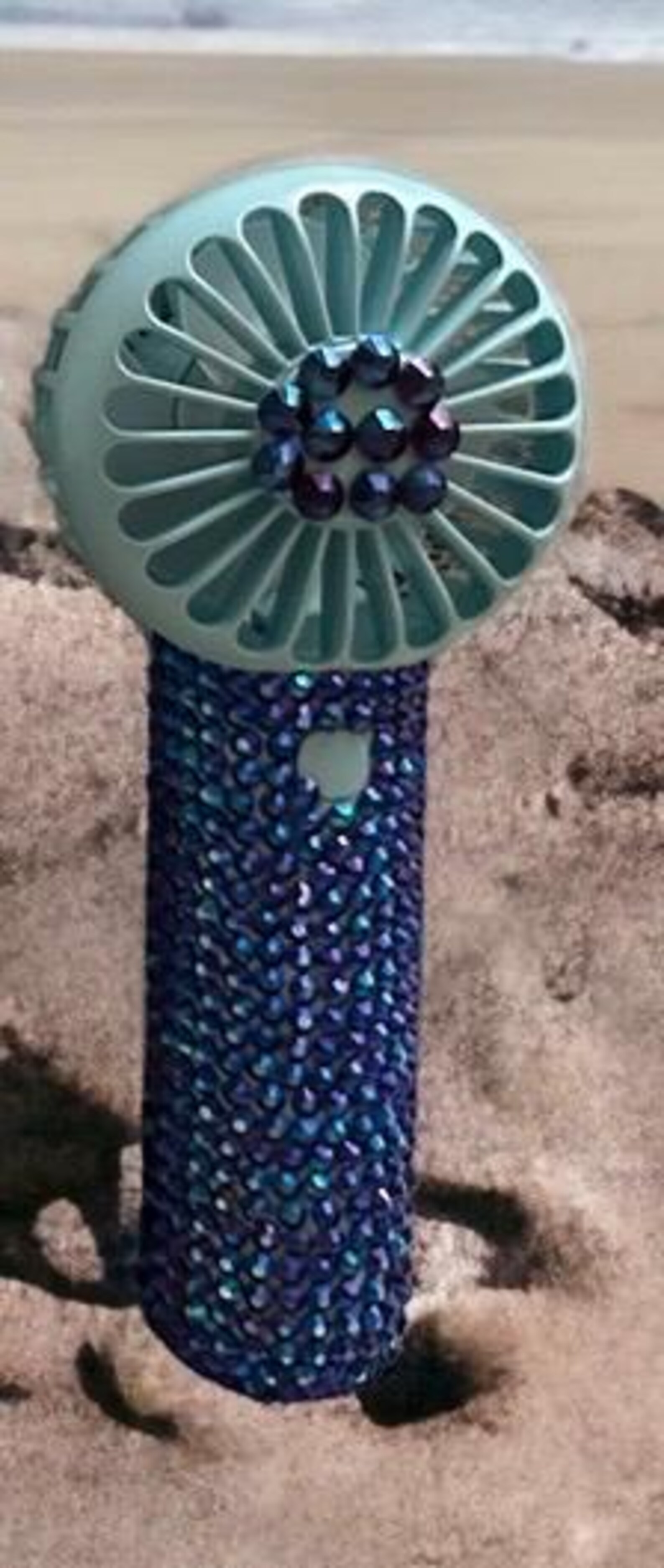 Bedazzled Handheld Fan | Custom Rhinestone Bling Fan for Weddings ...
