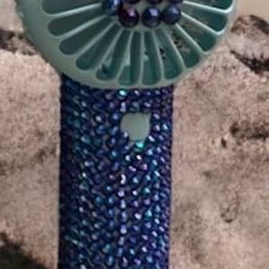 Bedazzled Handheld Fan | Custom Rhinestone Bling Fan for Weddings ...