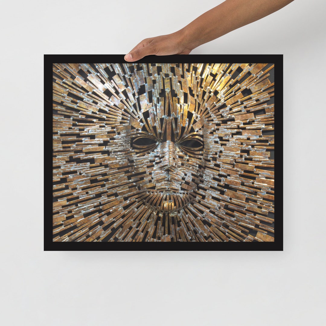Full Metal Mask Photo Frame Fine Art Print Wall Decor Museum Quality ...