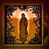 Last Supper Shadow Box SVG Template, Da Vinci Papercut Lightbox Cricut ...
