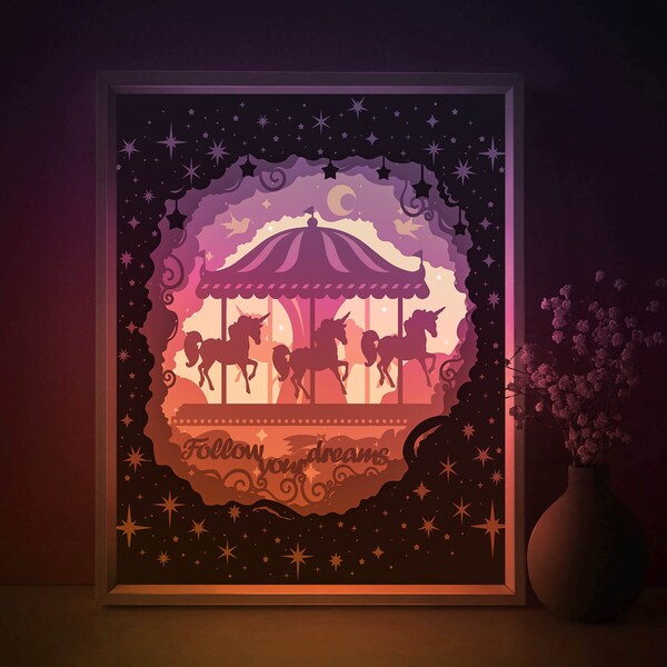 3d Carousel Svg - Etsy