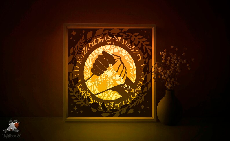 Peace Shadow Box SVG Template Stop Racism Papercut Lightbox | Etsy