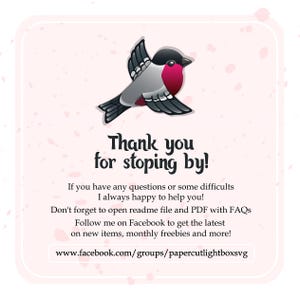 Little Red Riding Hood Shadow Box SVG Template, Children Fairy Tale ...