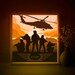 Military Army Shadow Box SVG Template Soldiers War Papercut - Etsy