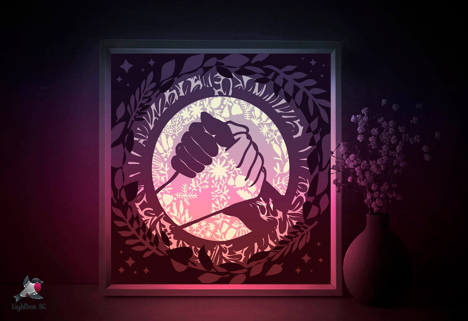 Peace Shadow Box SVG Template Stop Racism Papercut Lightbox | Etsy