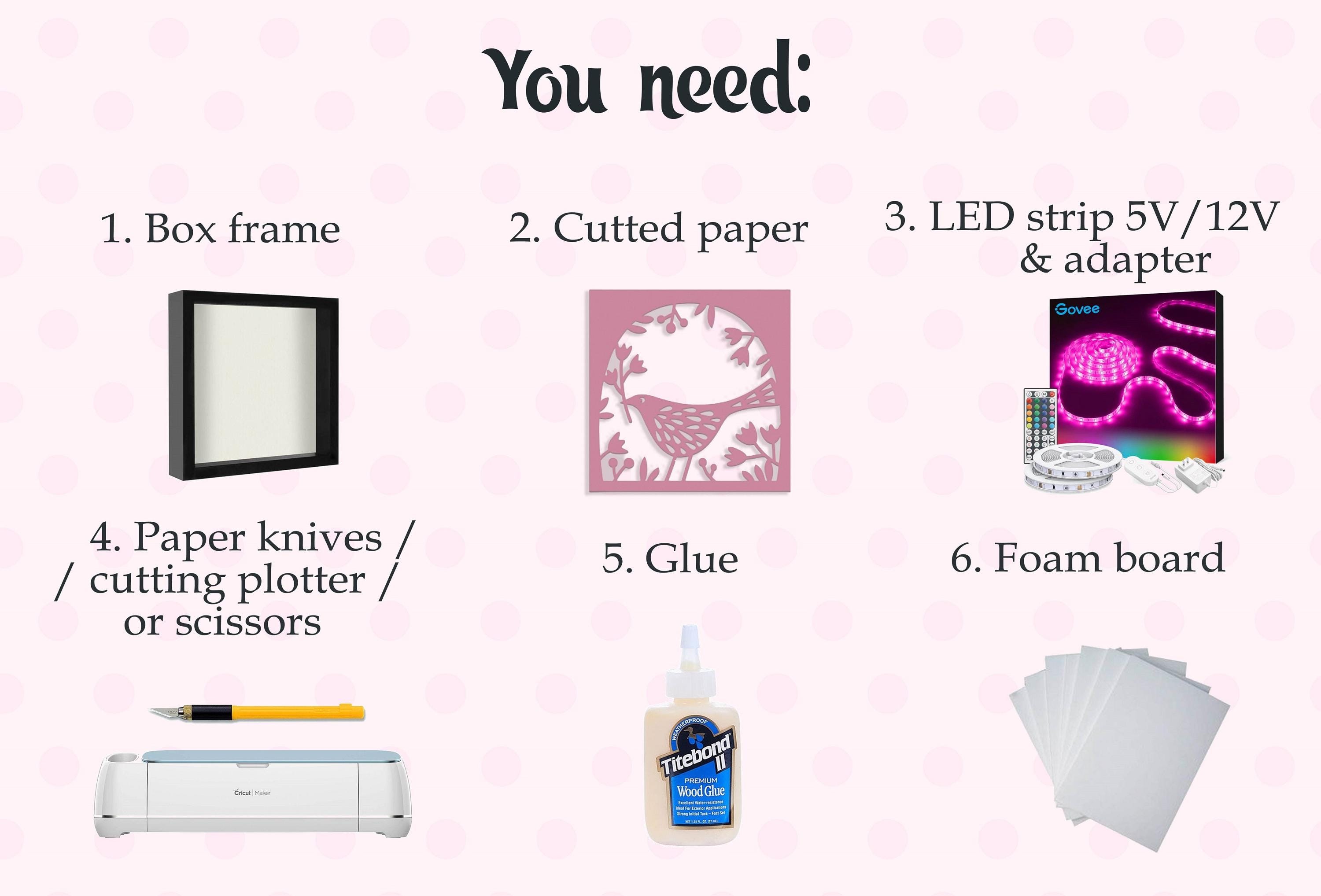 Dragon Mandala Shadow Box SVG Template, Candle Frame Papercut Lightbox ...