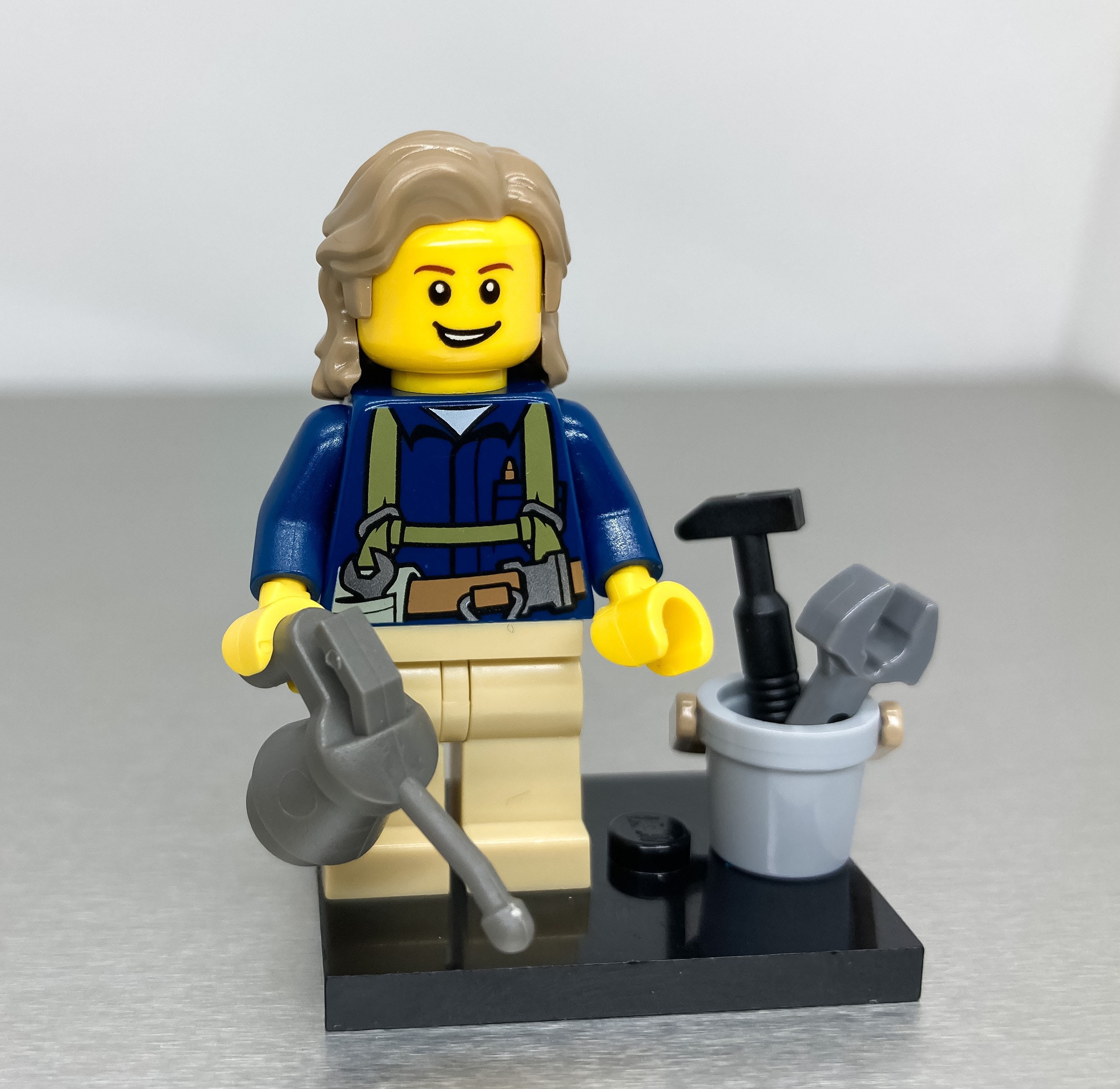 Lego Mechanic Minifigure - Etsy