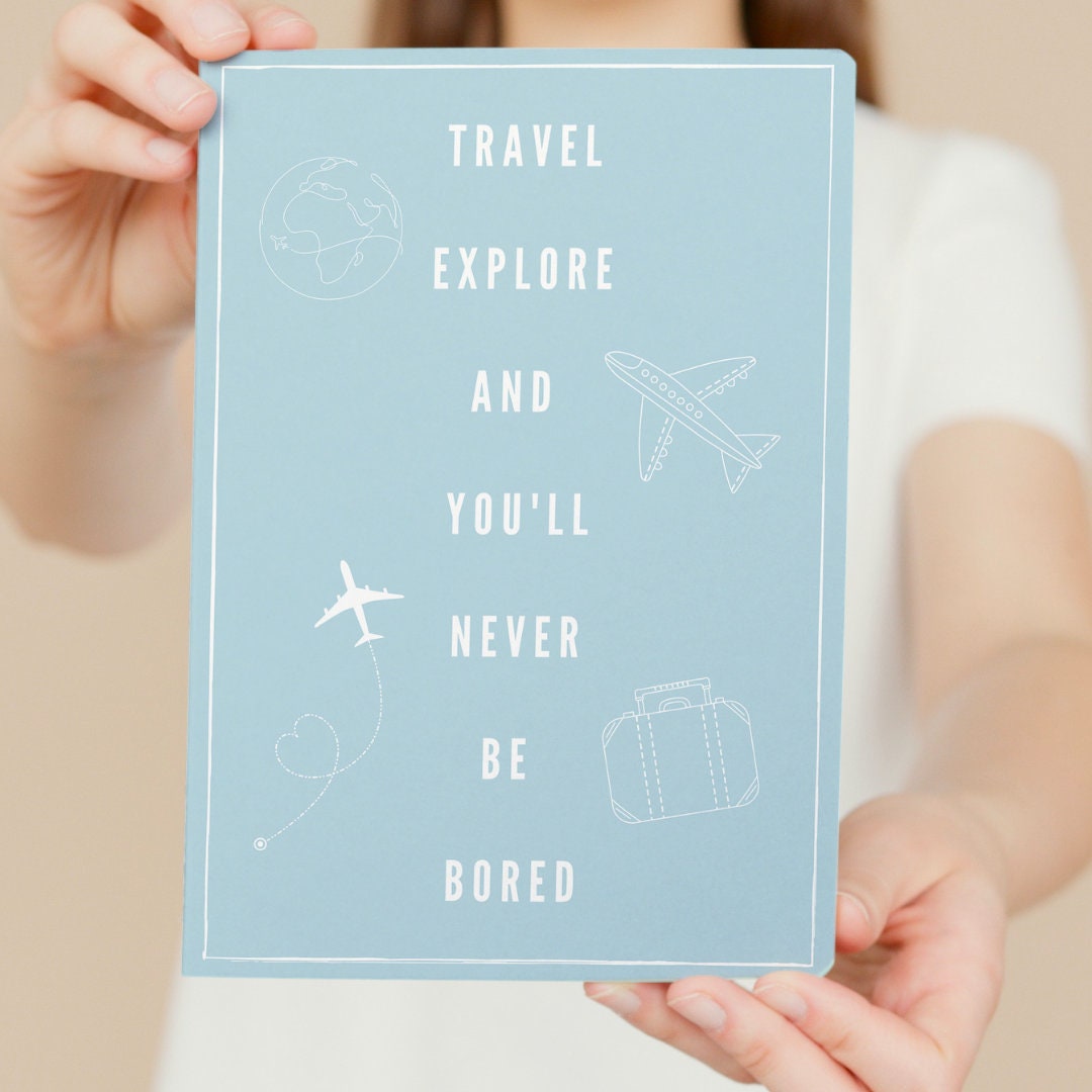 Travel Themed Poster A4 Sized Digital Download - Etsy