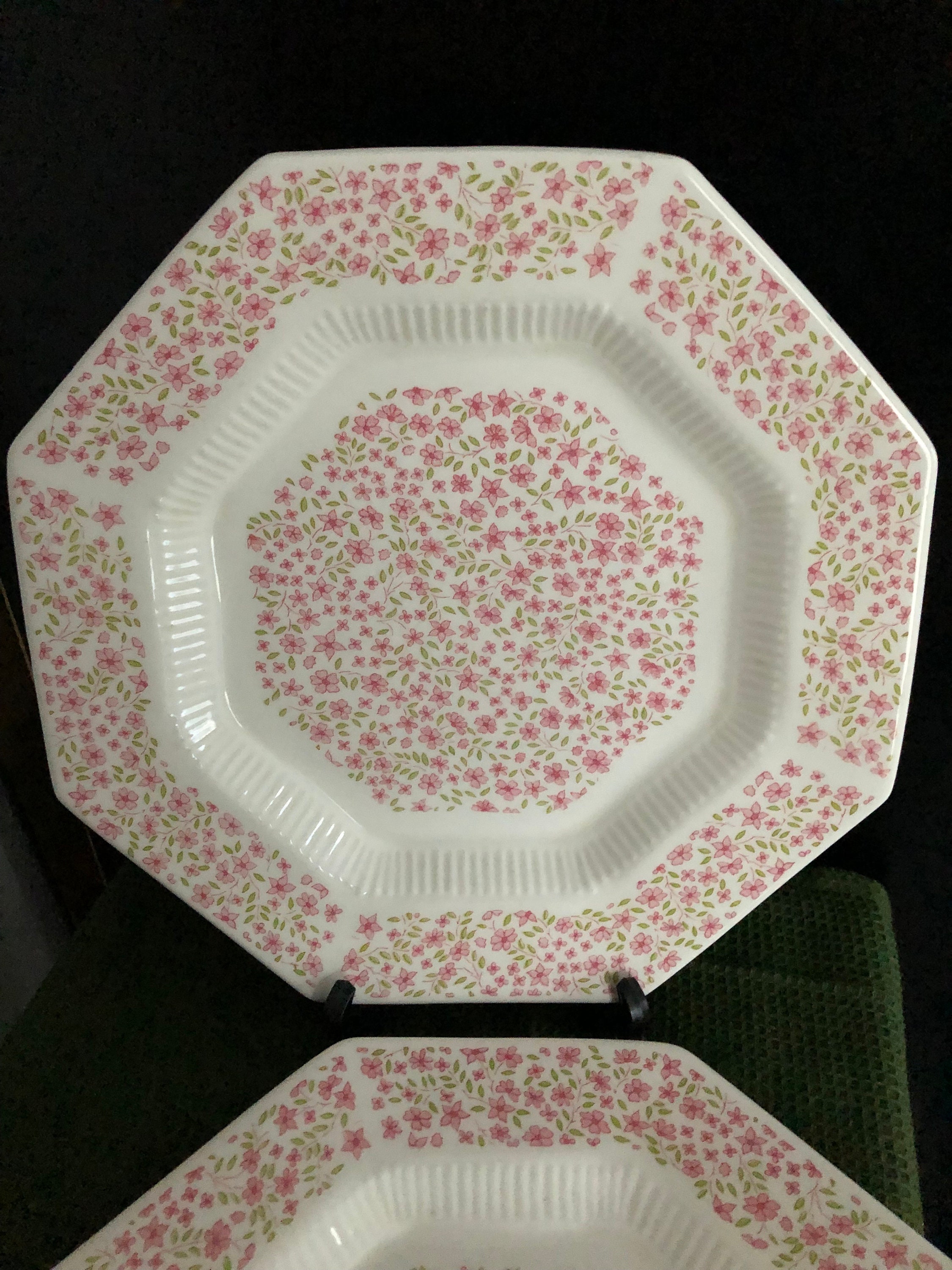 Independence Ironstone Octagon Dinner Plate by Interpace - Etsy