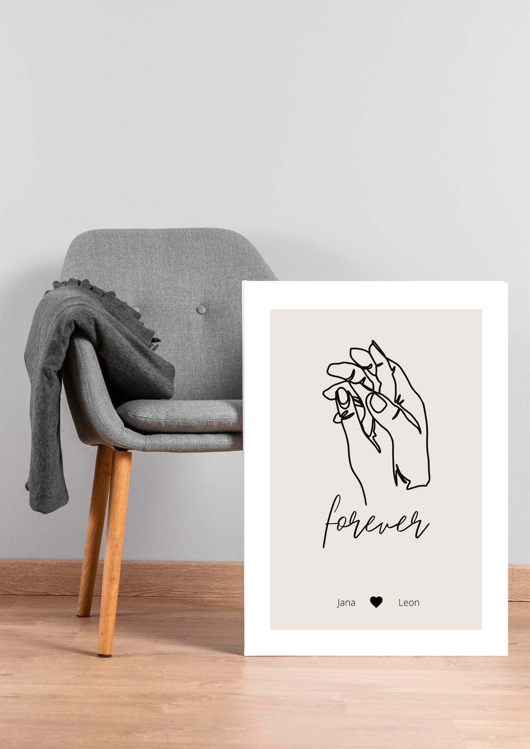 Personalized Poster With Name forever Gift for - Etsy