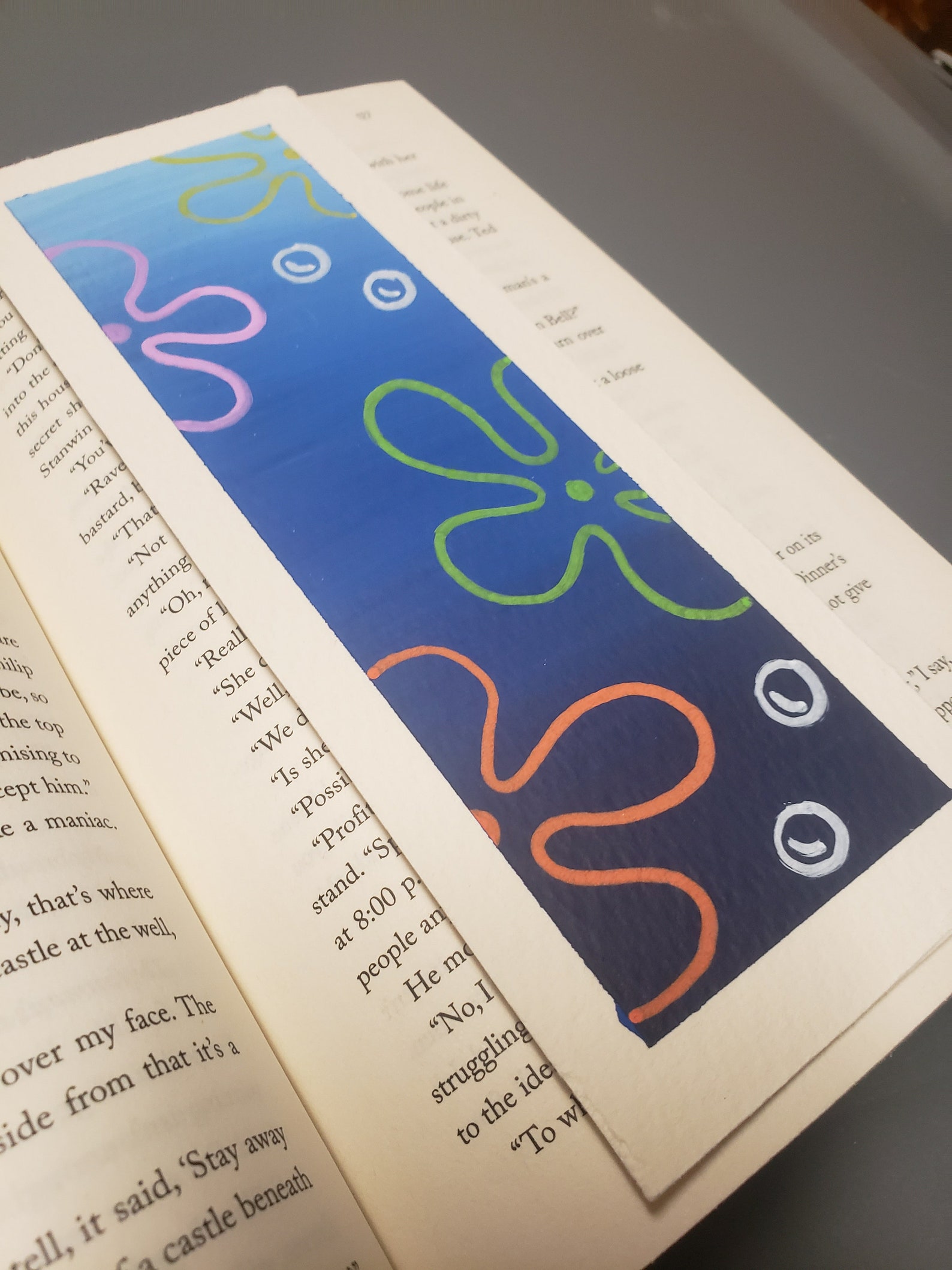Cartoon Ocean Themed Bookmark - Etsy