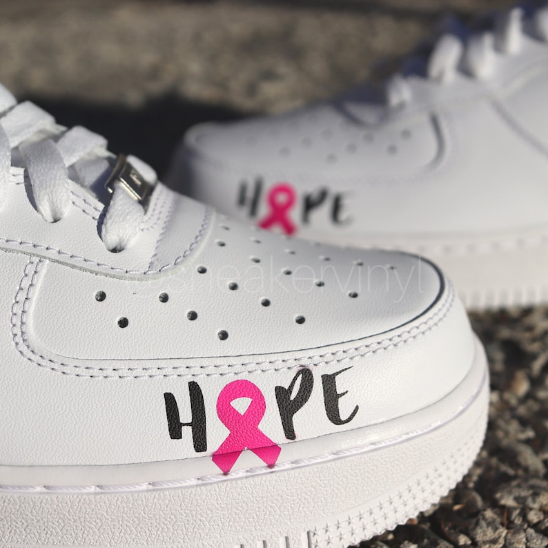 Nike Air Force 1 Low hope Breast Cancer Awareness - Etsy