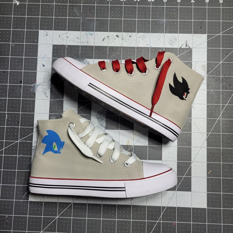 Sonic the Hedgehog Shoes - Etsy