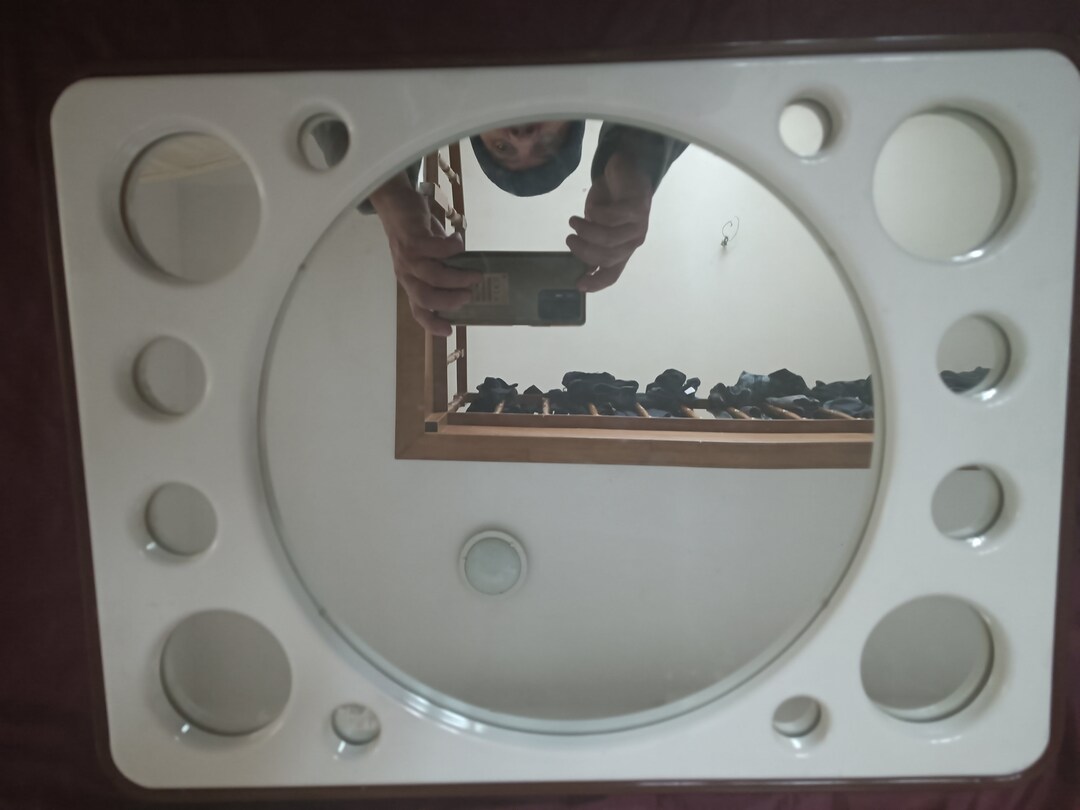 Space Age Design Wall Mirror - Etsy