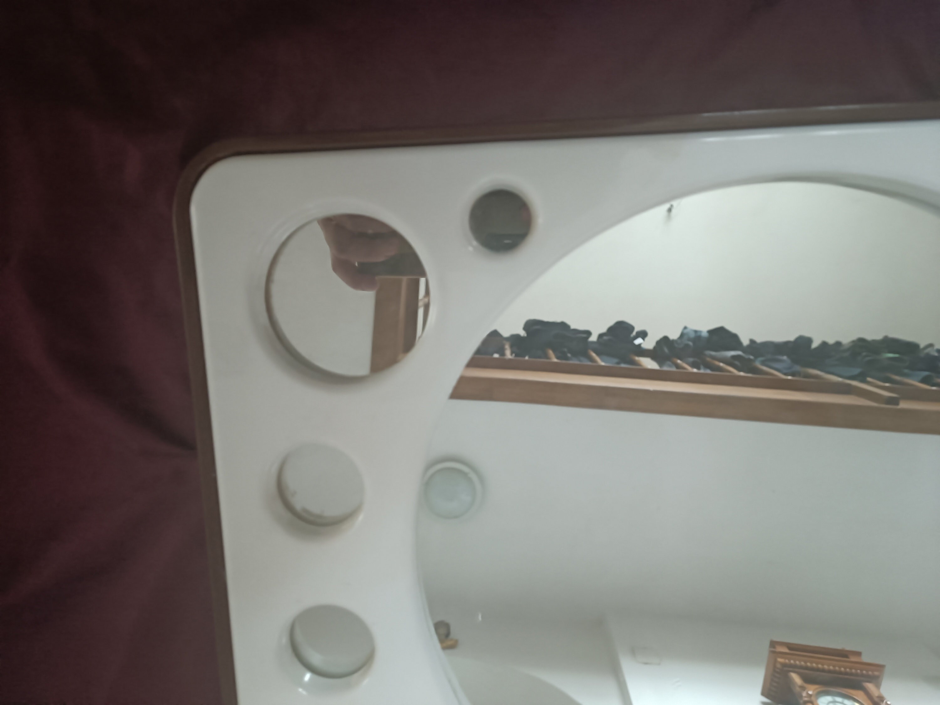 Space Age Design Wall Mirror - Etsy