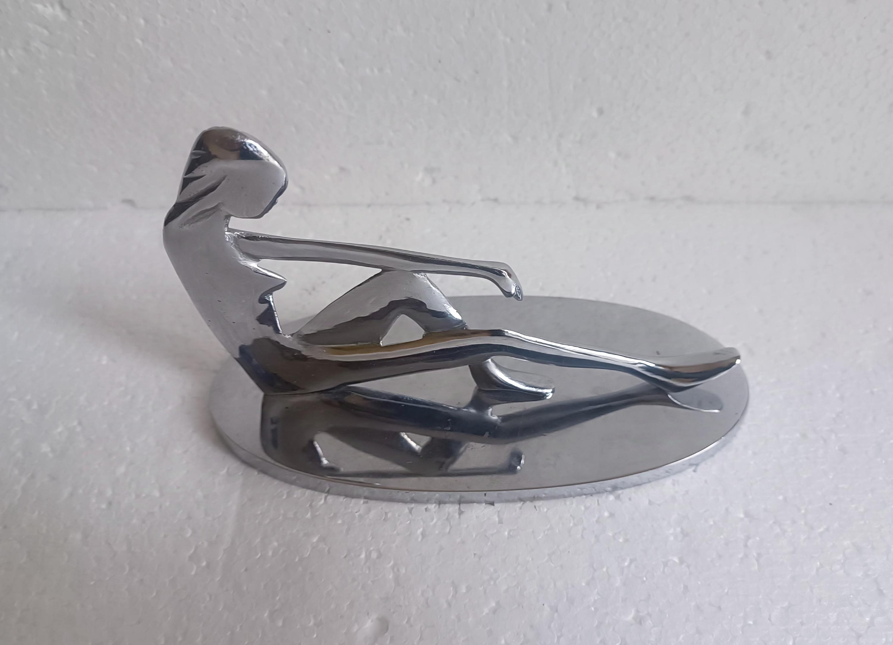 Art Deco Hagenauer Era Austria Sitting Women Sculpture - Etsy