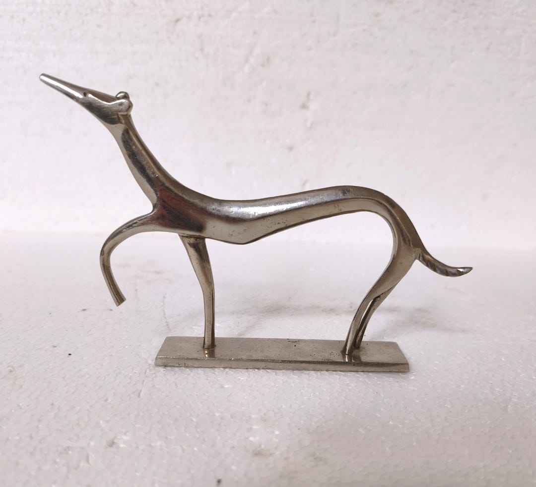 Art Deco Hagenauer Borsoi Dog Sculpture Austria - Etsy