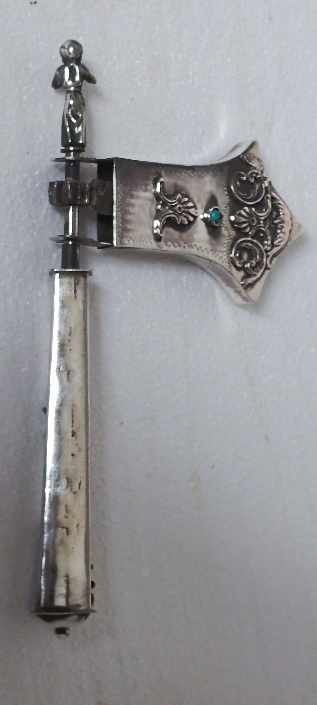 Antique Russian Silver Judaica Purim Gragger Grogger Rattler Noisemaker ...