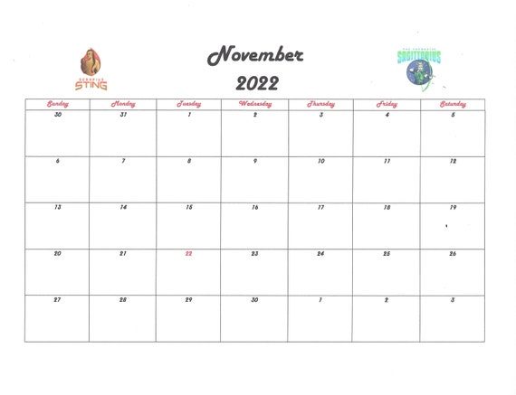 Printable Monthly Zodiac Calendars | Etsy