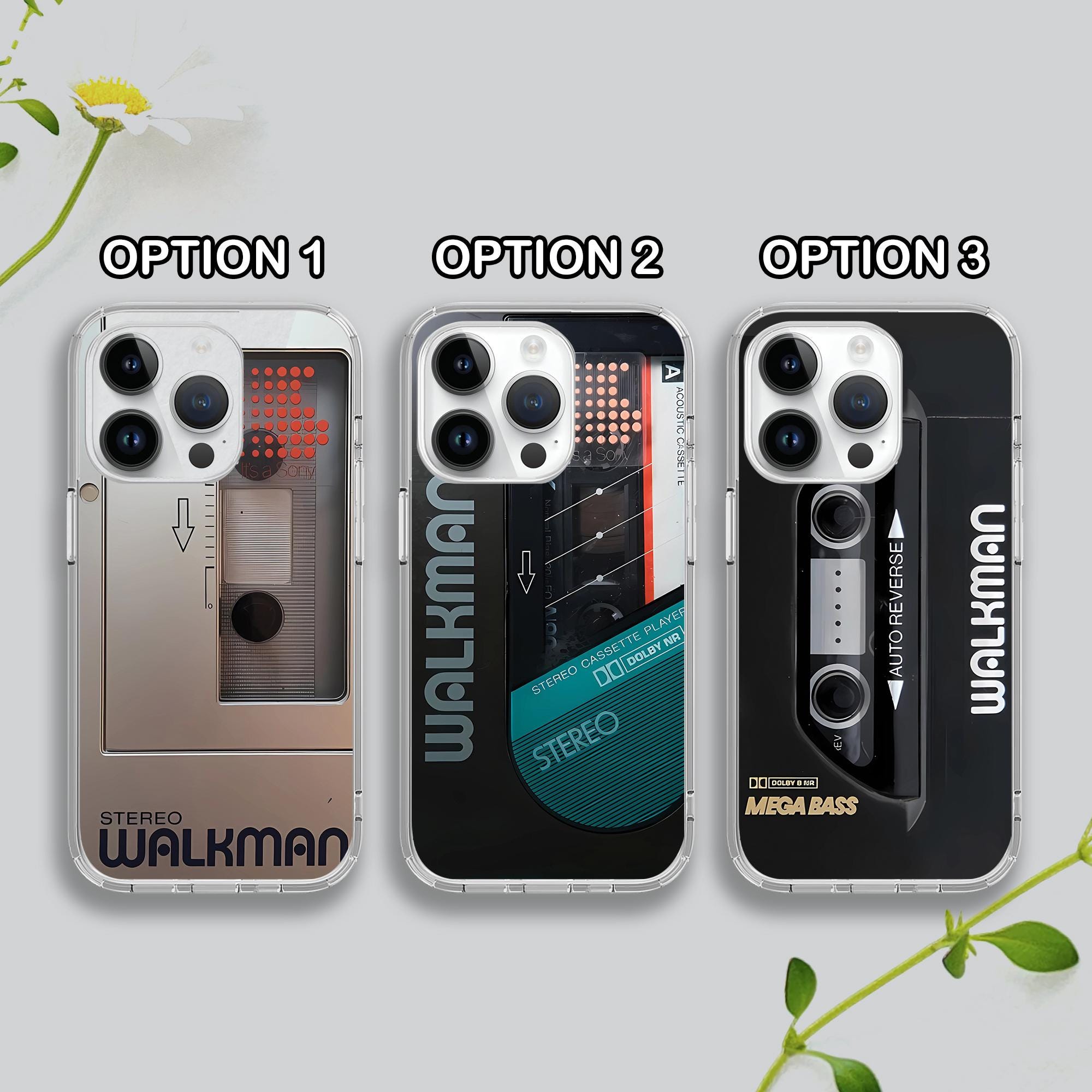 Retro Walkman Art Case Cover Case for iPhone 17 Air 16e 16 for Samsung ...