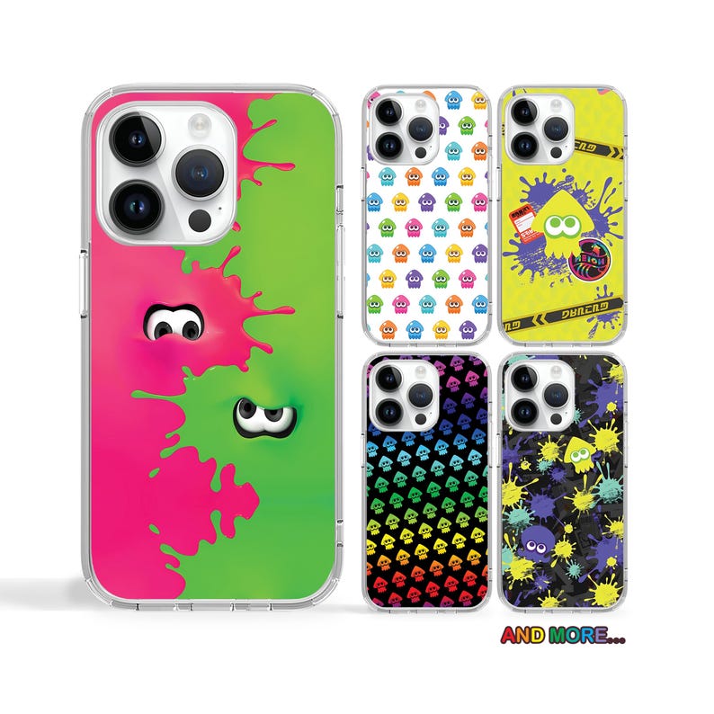 Splatoon Classic TV Game Character Case for iPhone 17 Air 16e 16 for ...