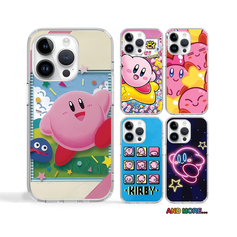 Kirby Classic TV Game Character Case for iPhone 17 Air 16e 16 for ...