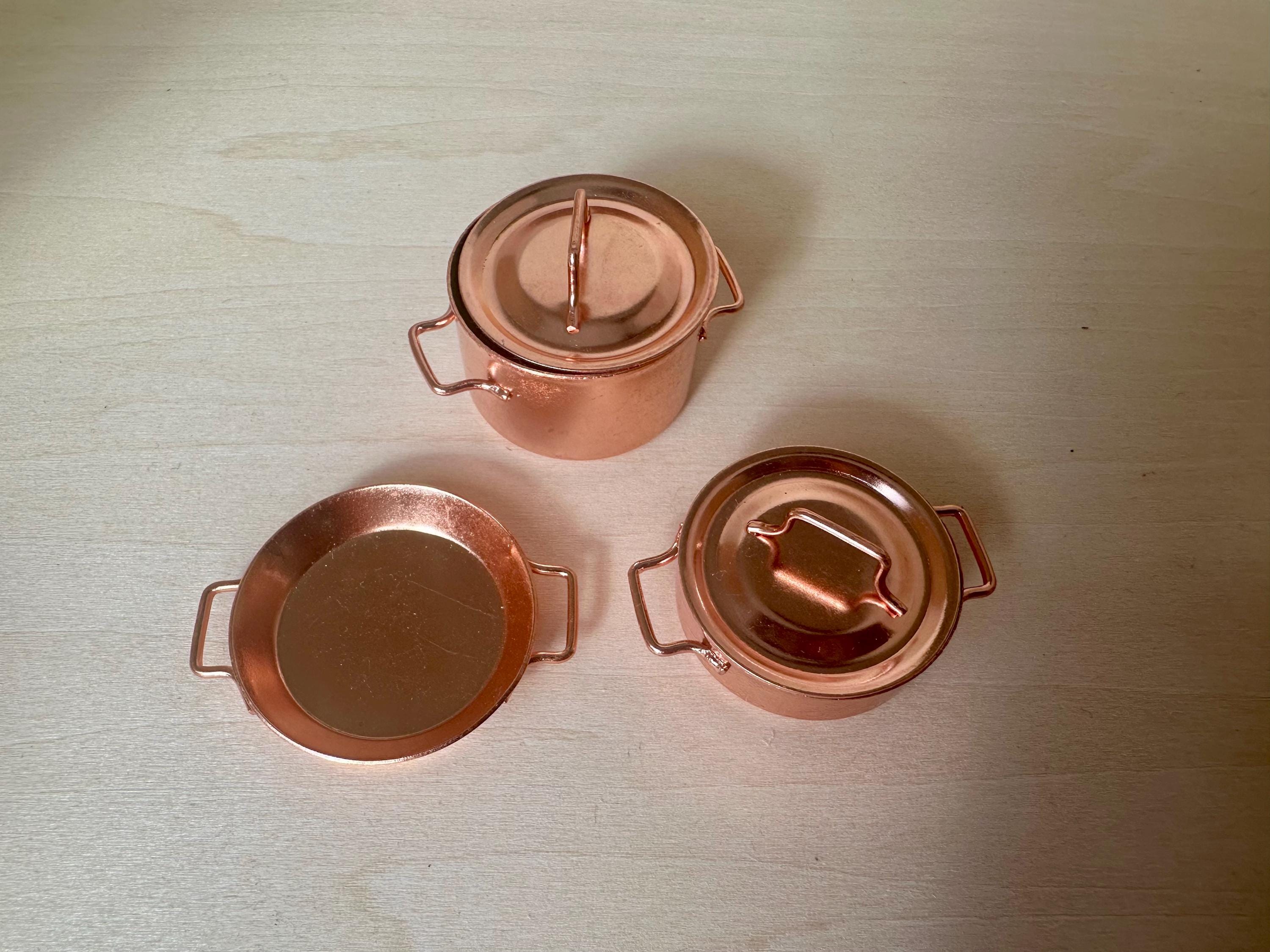 Miniature Copper Cookware Set - Etsy