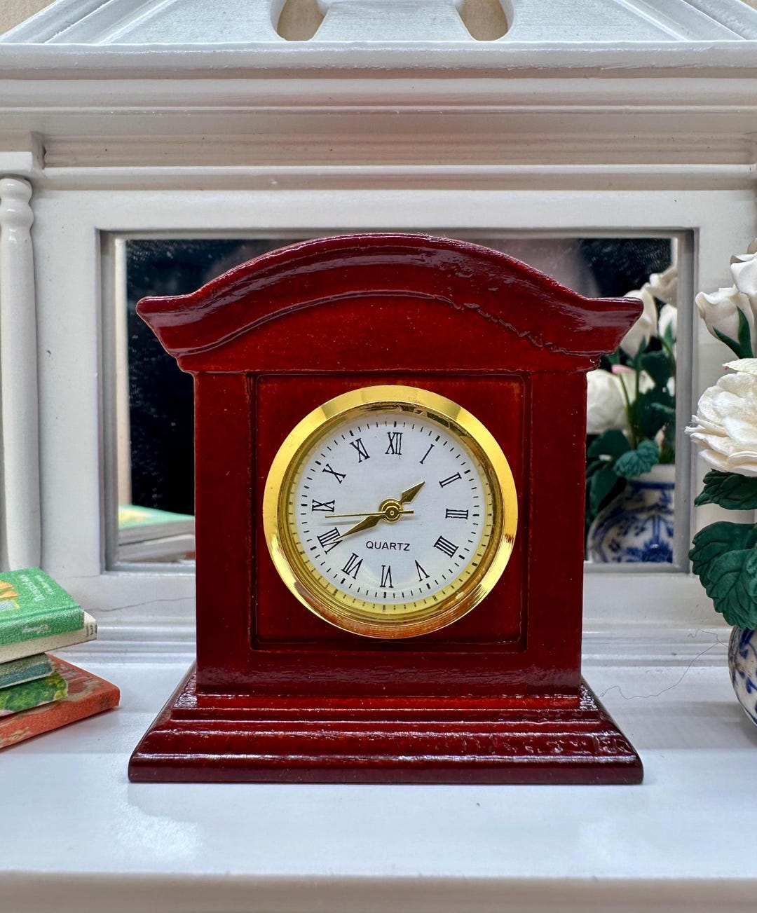 Miniature Working Mantle Clock for Dollhouse - Etsy