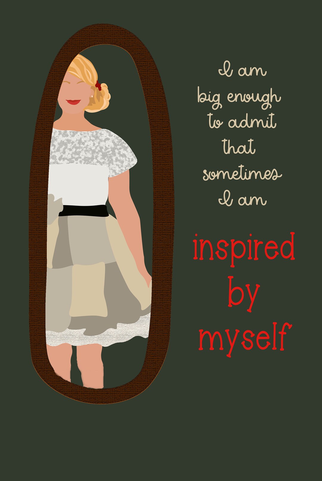 Inspired by Myself - Digital (SVG & PNG) - Parks and Rec - Etsy