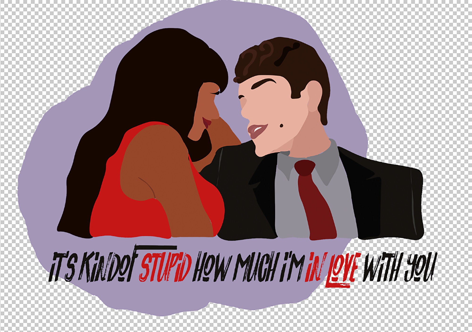 Stupid in Love - Digital (SVG & PNG) - New Girl - Etsy